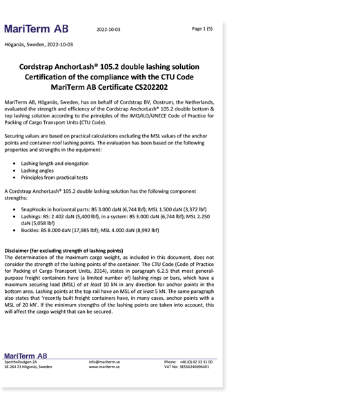 AnchorLash 105.2 DBT Steel Drums